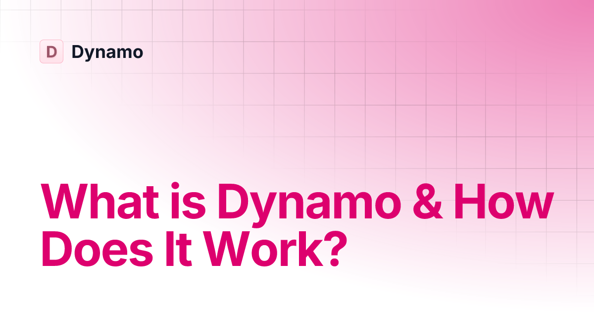 What is Dynamo & How Does It Work? | Dynamo