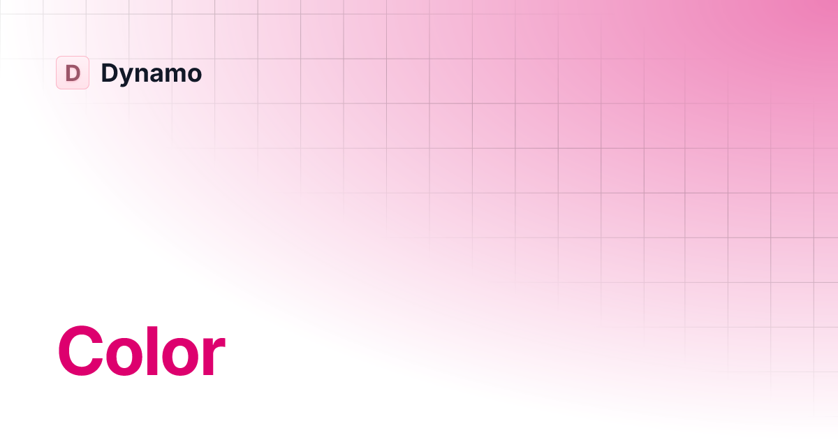 Color | Dynamo